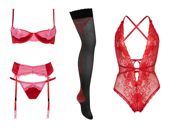 Rouge toujours chez Hunkemoller - Lingerie irrésistible pour séduire ...